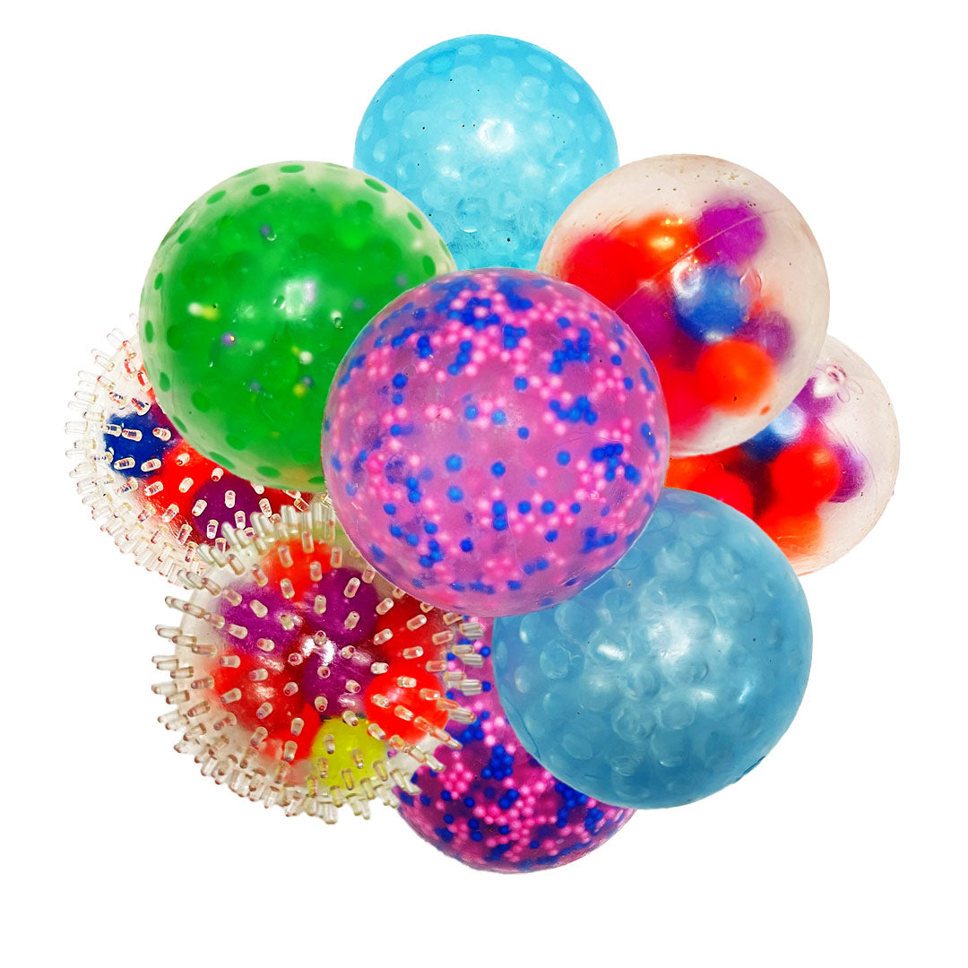 Textured Squishy Stress & Fidget Balls ( Pack of 5)